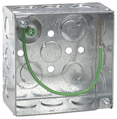 Welded Electrical Box 5 Inch with Grounding Terminal